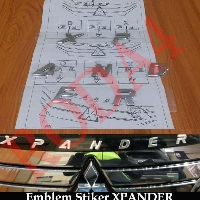 MESIN Xpander Emblem Front Engine Hood Sticker | Shopee Singapore