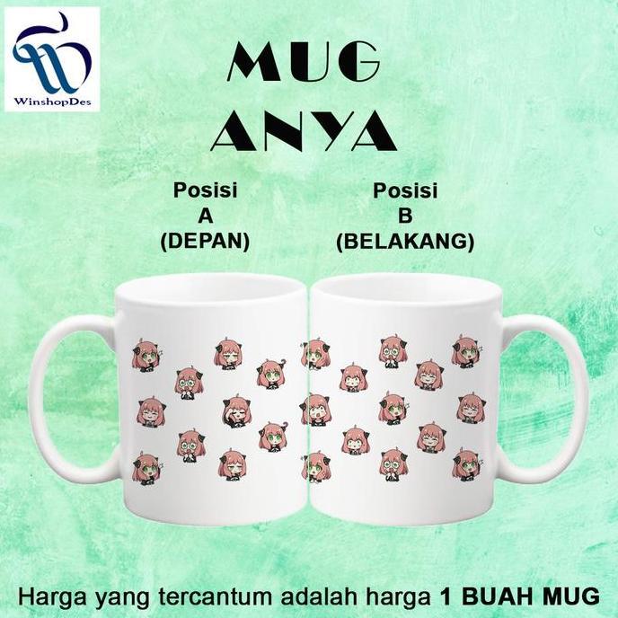 ANYA FORGER MUG SPY X FAMILY/ ANYA/ (CUSTOM STANDARD MUG) (CHEAP MUG ...