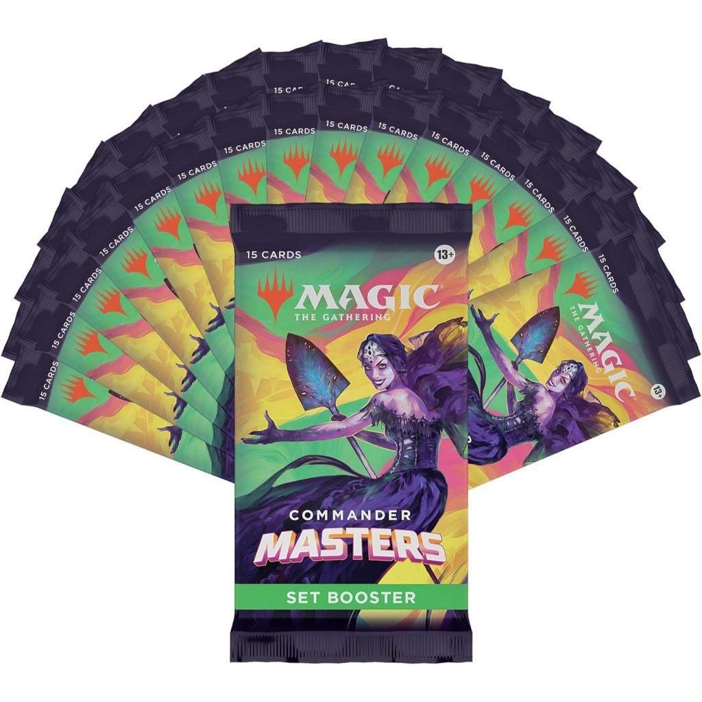 Magic The Gathering Commander Masters Set Booster Box - 24 Packs (360 ...