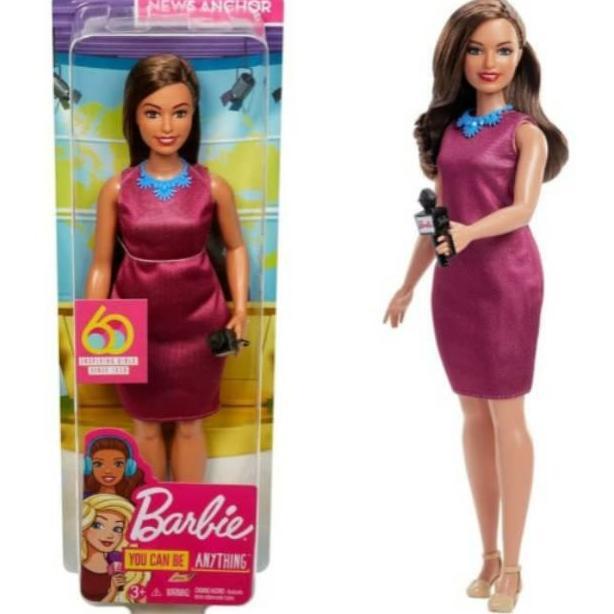 BARBIE DREAM BIG NEWS ANCHOR BARBIE DUNGTER ORIGINAL MATTEL | Shopee ...