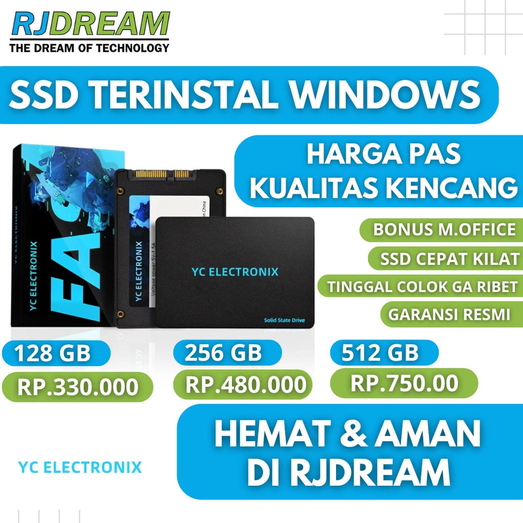SSD ISI WINDOWS SSD TERINSTAL WINDOWS 7 8.1 10 11 SSD SATA ISI WINDOWS ...