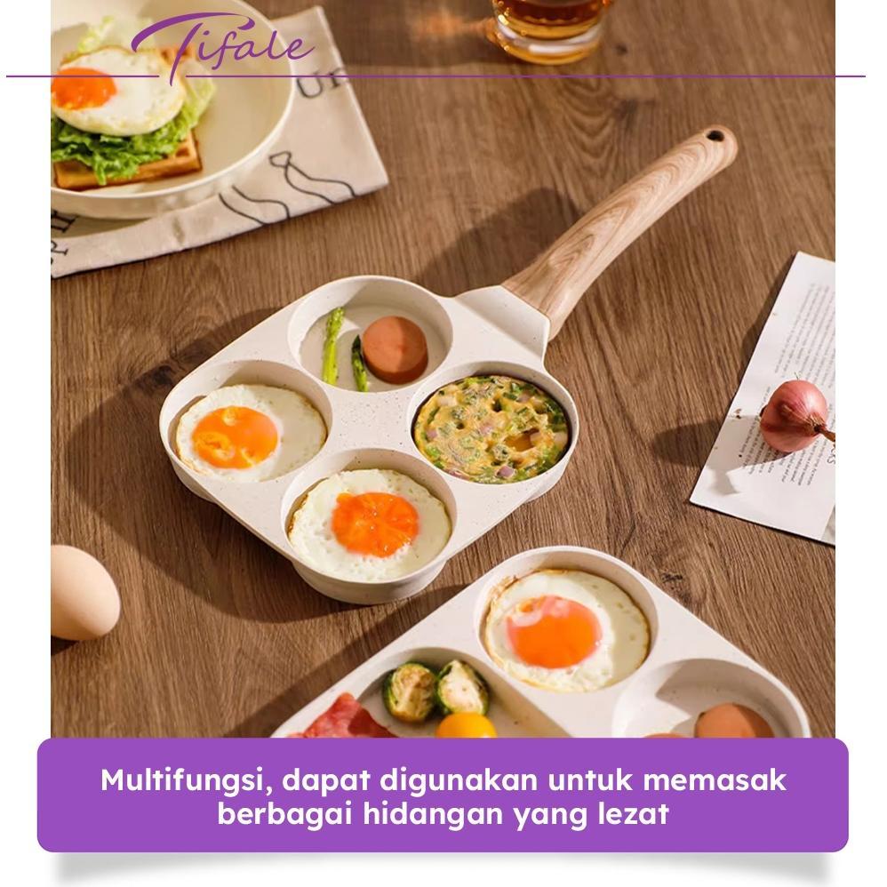 Tifale Tamago 4-in-1 Egg Pancake Omlet Pan Breakfast Non-Stick Frying ...
