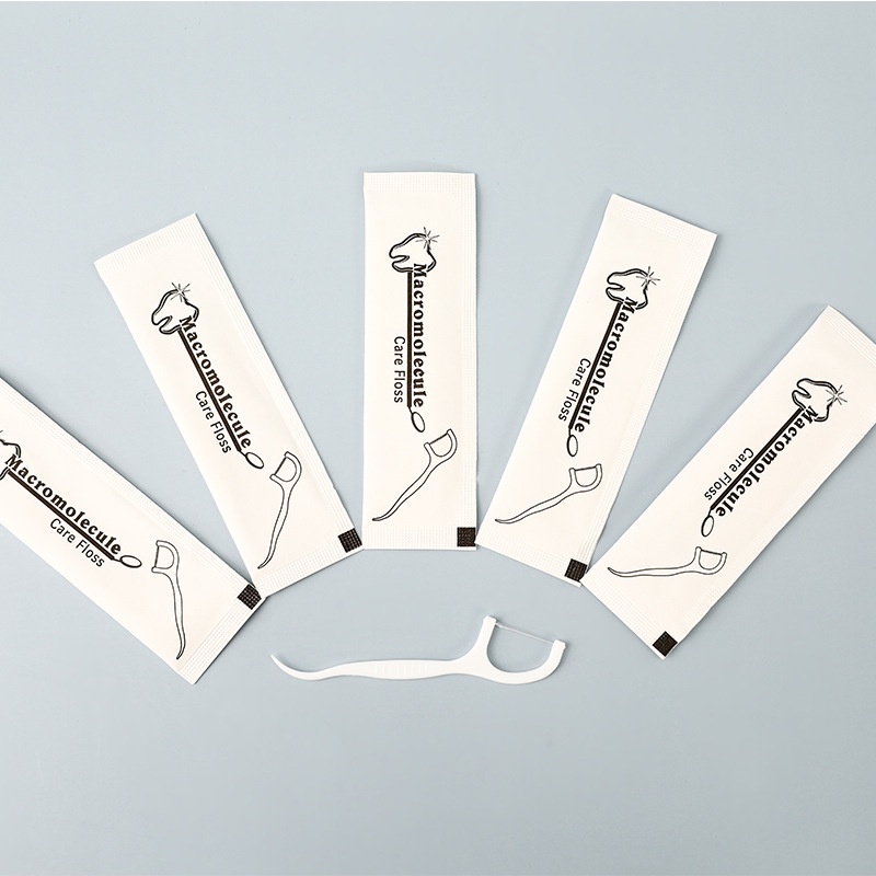 500pcs Disposable Dental Floss Picks Individually Wrapped, Floss Single ...