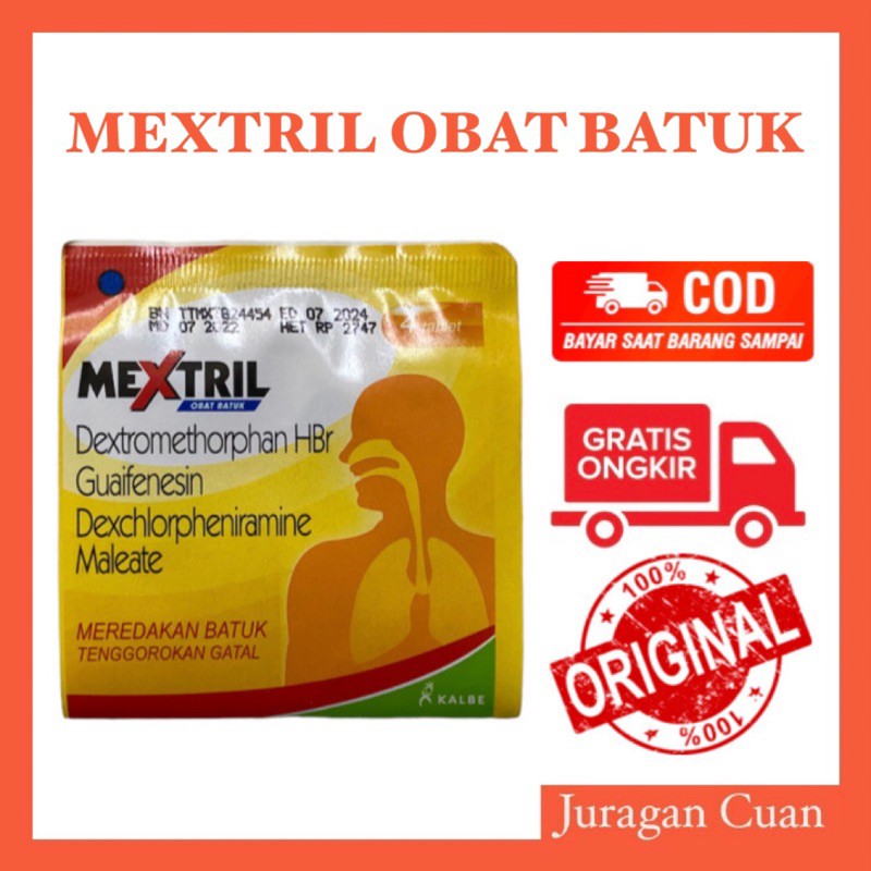 Mextril Cough Medicine Contains 4 Tablets | Shopee Singapore