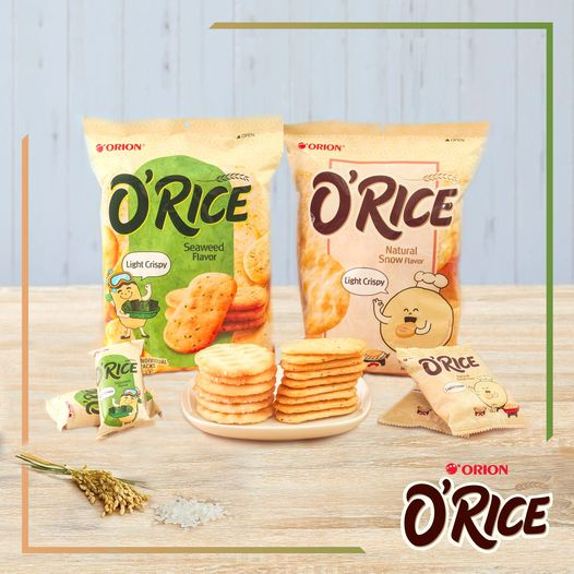 Delfi Orion Rice Crackers O'Rice O rice Orice Seaweed Crackers Rice ...