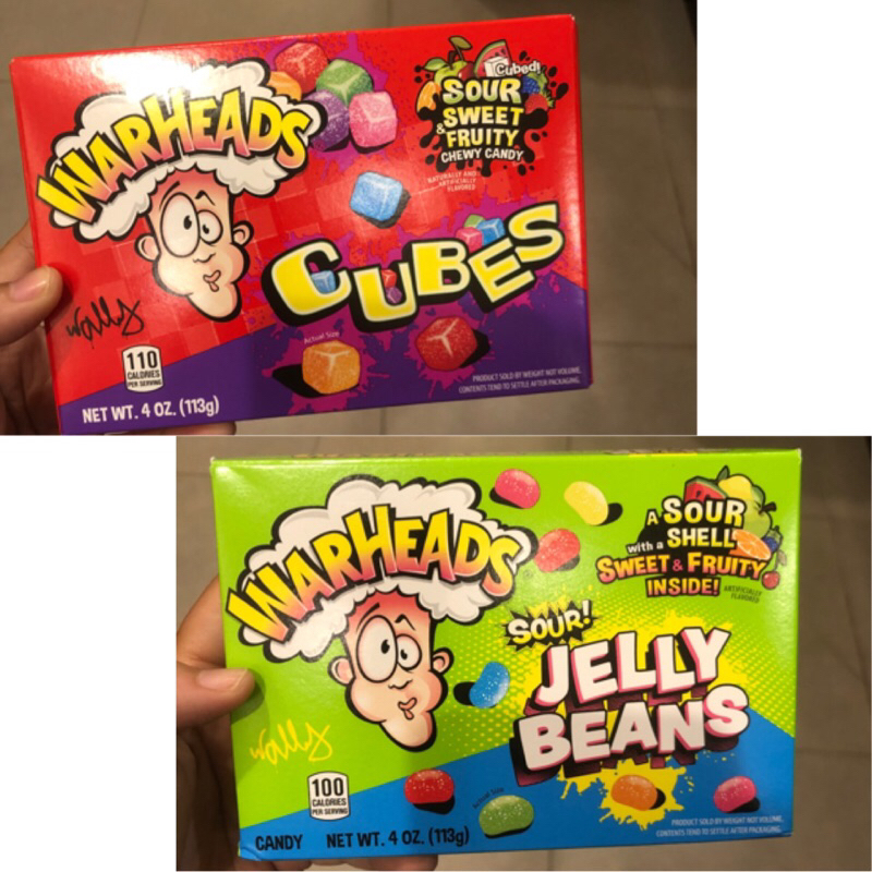 Warheads SOUR CHEWY CUBES CANDY Tamarind CANDY | Product OF USA Nett ...