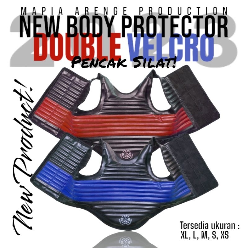 MERAH Body Protector Vest Red Blue Corner Stripe Body Protector new ...
