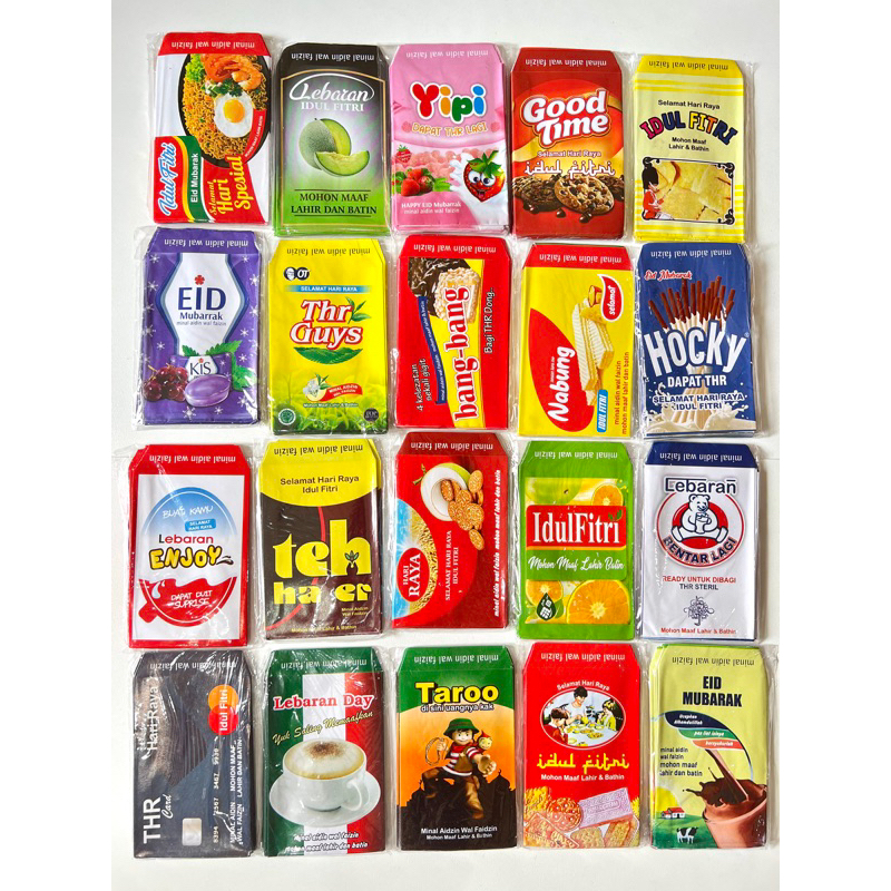 Viral Eid snack envelope 1 pack contains 8 pcs | Shopee Singapore