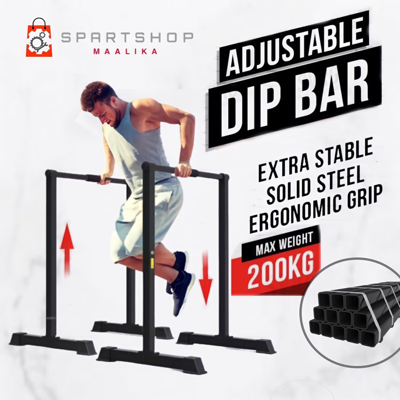 Dip Bar Push Up Chalistenics Exercise Sports Equipment Fitness GYM ...