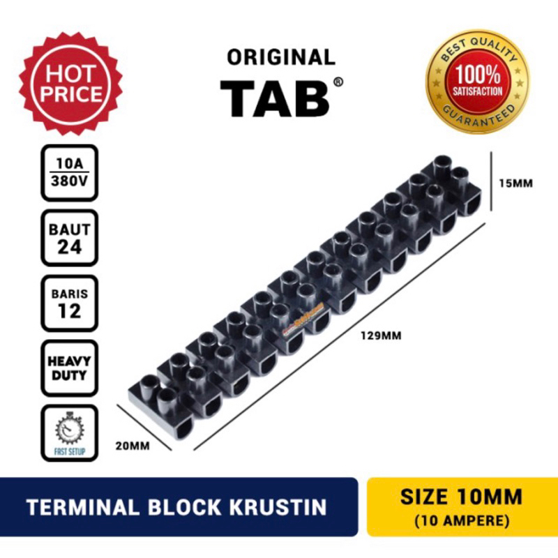 Krustin Terminal block Light Cable Connection Connector Connector 10mm ...
