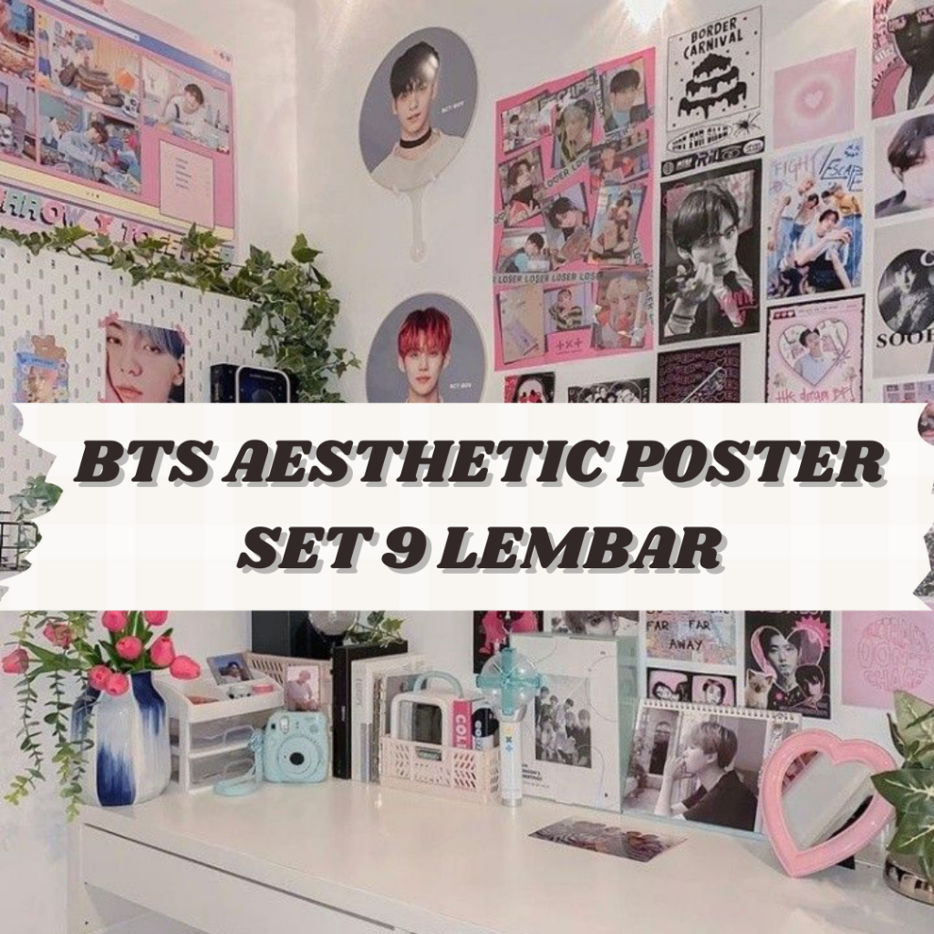 [ Get 9 SHEETS ] BTS AESTHETIC POSTER ROOM Decor Bangtan boy kim ...