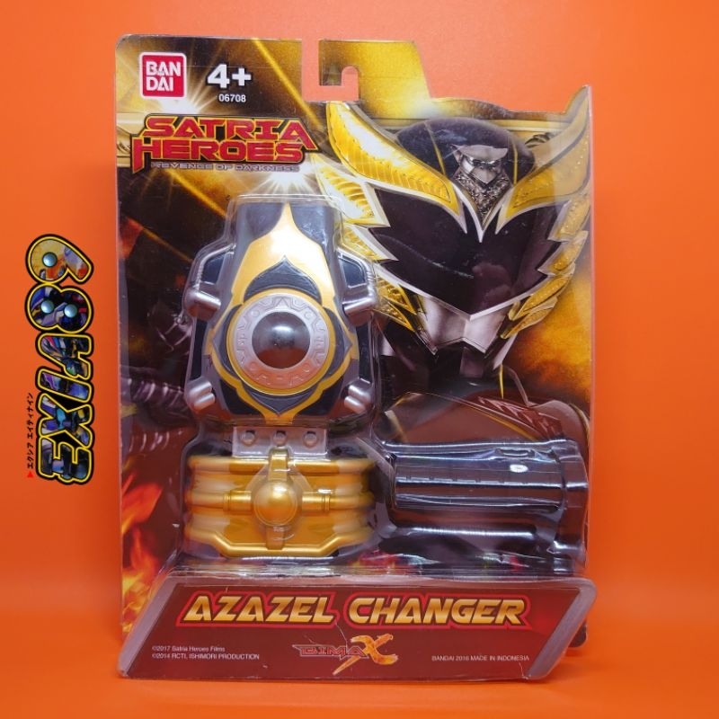 Satria Heroes Revenge Of Darkness Bima X - Azazel Changer ST Bandai ...