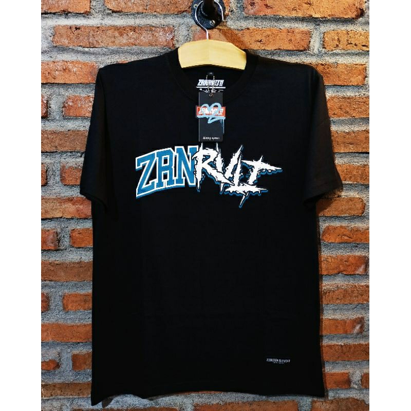 HITAM Original Zeroun Revolt COLLAGE MTL T-Shirt (BLACK) | Shopee Singapore