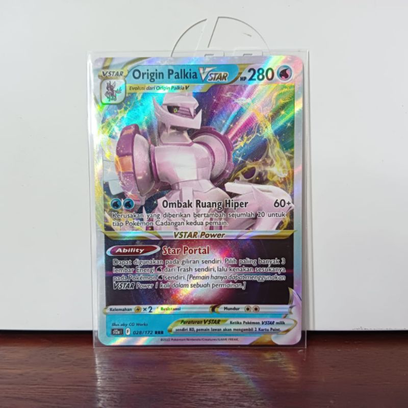Origin Palkia VSTAR 028/172 RRR S12A Pokemon English | Shopee Singapore
