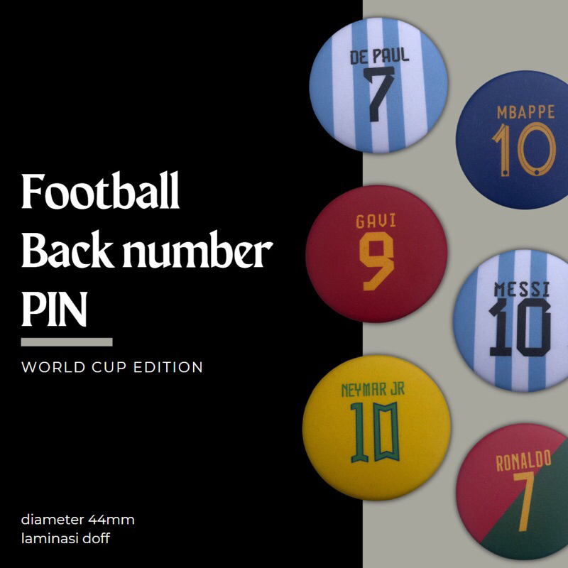 Pin Footballer back number | Football player Pin | Messi neymar ronaldo ...