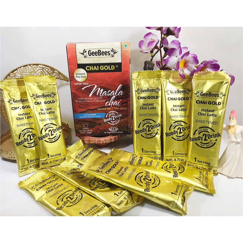 Instant Masala Chai & Elaichi Tea - GeeBees (Price Per Sachet) | Indian Masala Tea | Chai Masala ...