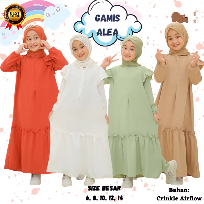 GAMIS ALEA Clothing Gamis Dress Long Sleeve Dress for Children & Babies ...