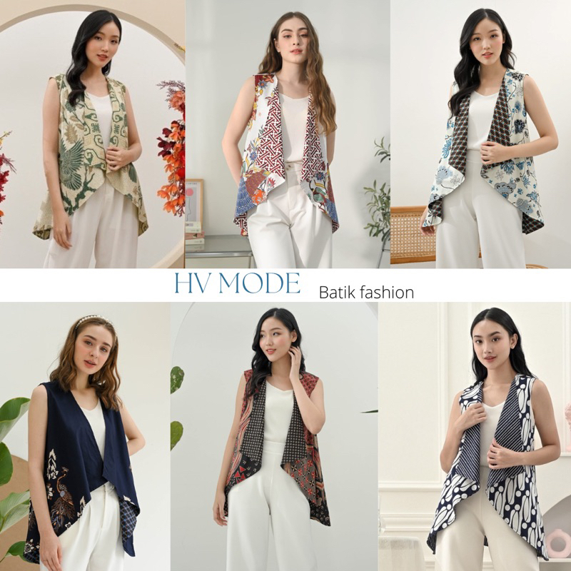Vest - OUTER - BATIK LOVI- 158AON 158BBC - 158MTS - 158ASB - 158VA ...
