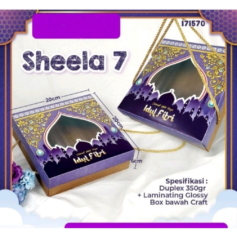 Eid cake hamper box uk 20x20x6cm hamper box/Eid al-Fitr cake box ...