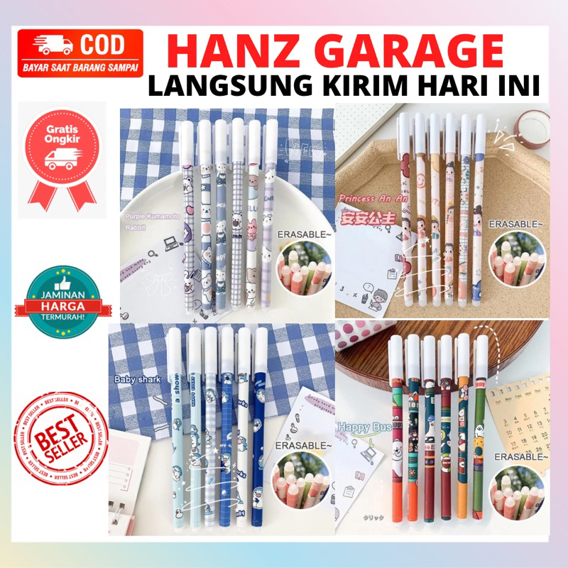 Erasable Gel Pen Erasable Ballpoint Pen Aesthetic School Children ...