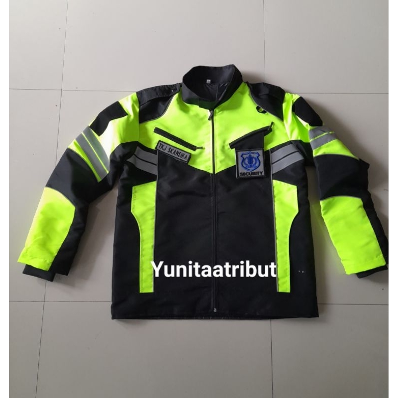 Full Logo Thick Security Jacket | Shopee Singapore