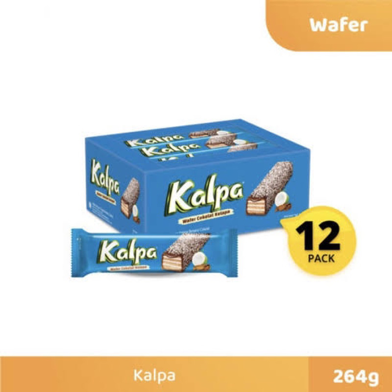 Kalpa Chocolate Coconut Wafers 1 Box contains 12 Pcs | Shopee Singapore