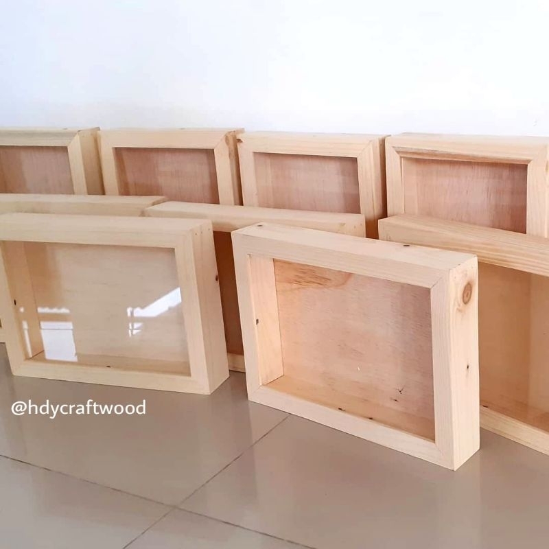 KAYU 3d Photo Frames 6R 8R A4 Wooden Box Wedding/Dowry Delivery ...