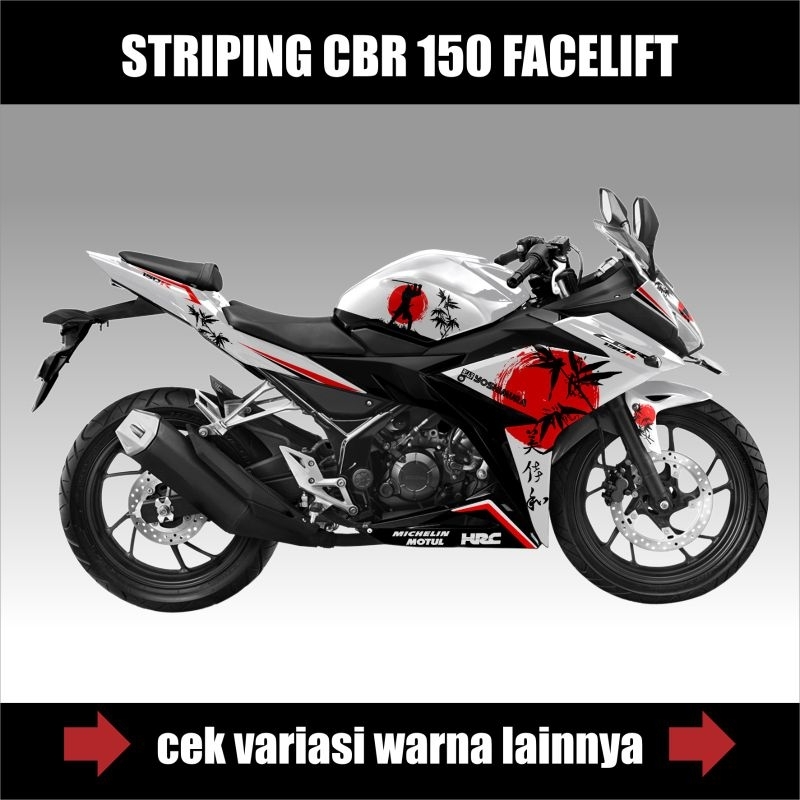 Cbr 150 R Facelift Striping Japan Edition Cbr 150R Facelift | Shopee ...