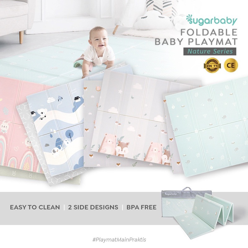 Dino AND BUNNY - FOLDABLE Playmat SUGAR BABY - PLAY MAT MAT MAT ...