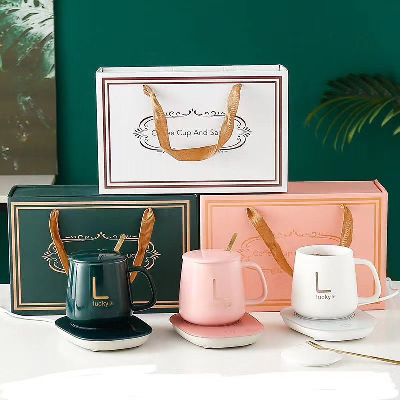 Glass set Ceramic Cup Complete set With Heating Equipment - Coffee Cup ...