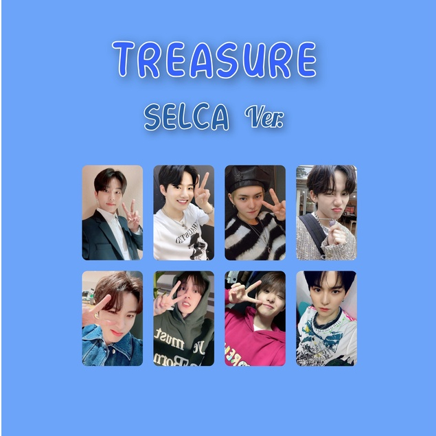 Pc PHOTOCARD TREASURE YOSHI JIHOON HARUTO HYUNSUK SELCA VER UNOFF ...