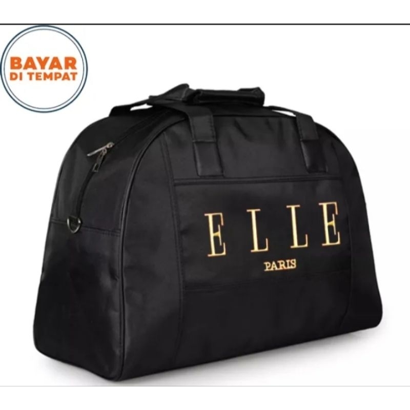 Elle Medium Travel Bag Black Clothing Bag Tote Bag/Baju Bag Elle Paris ...