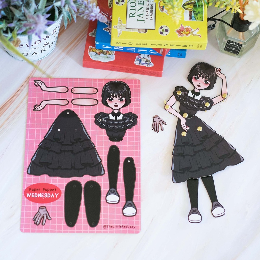 Littleredlady - "Paper PUPPET" series (Bepe bepean, Wayang Orang, Paper ...