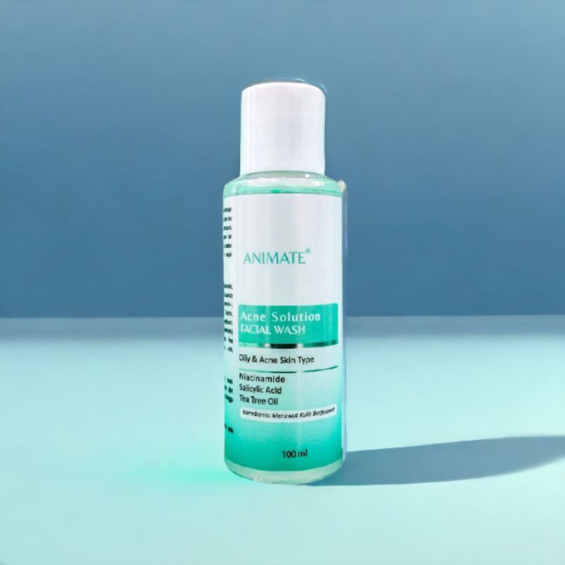 Animate Acne Solution Facial Wash | Shopee Singapore