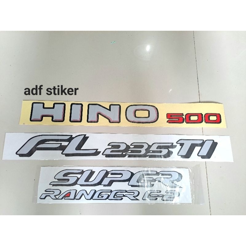Hino 500 Fl 235 ti super ranger stickers / hino 500 fL235Ti hino 500 ...