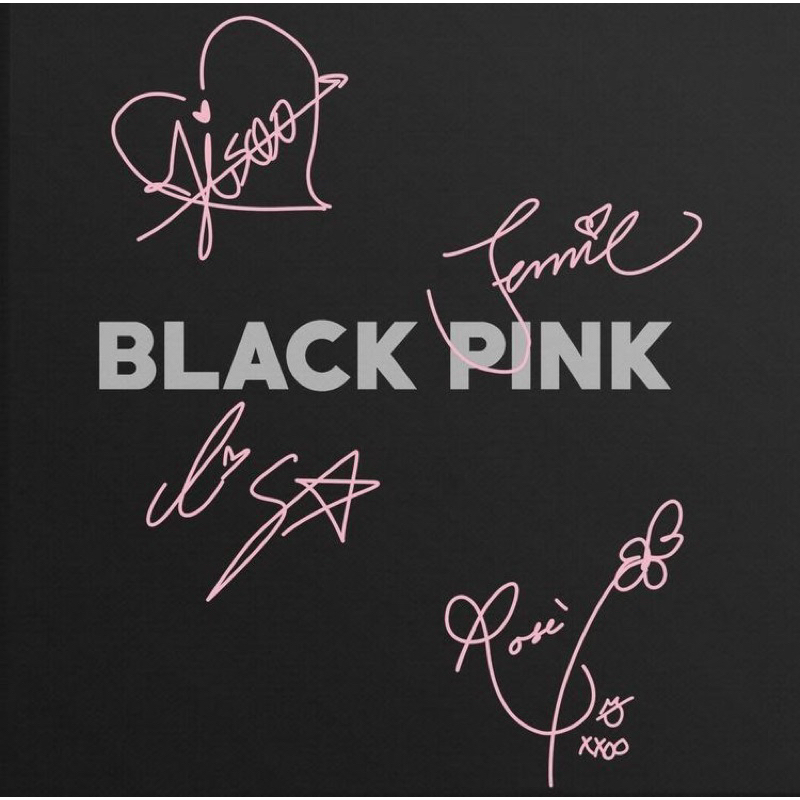 Blackpink signature signature sticker BP sign (read description ...