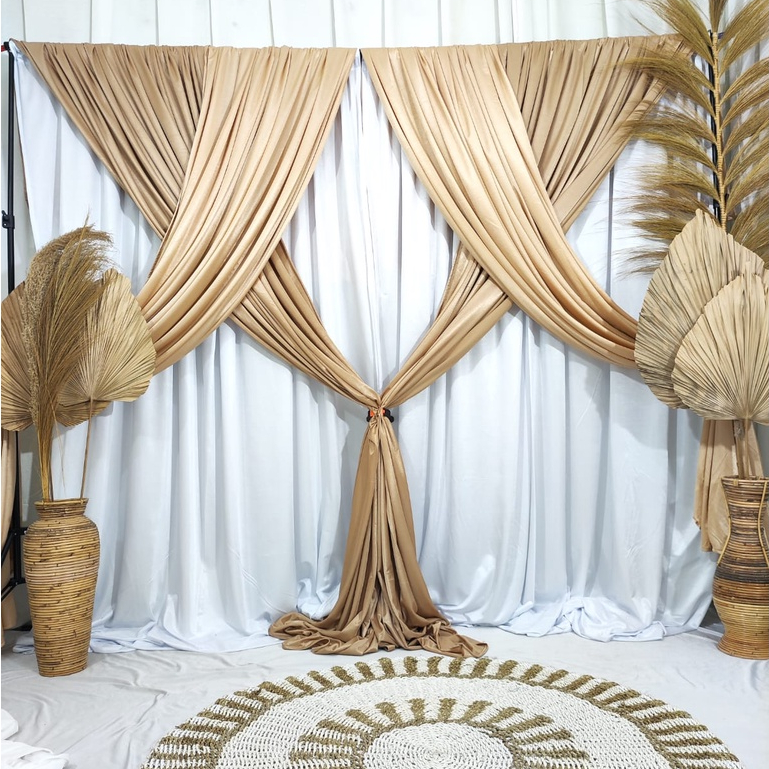 (Already Sewn T 2m x W 3m) DECORATION FABRIC / ABUTAY FABRIC / DECOR ...