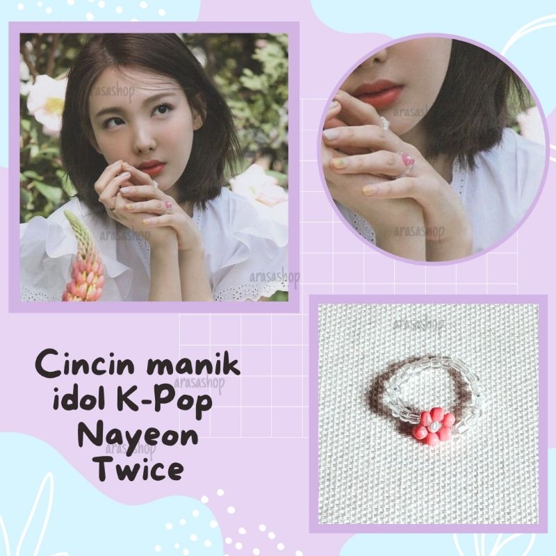 Ring | KOREAN kpop idol RING | Bead ring | Ring beads Taehyun SNSD ...