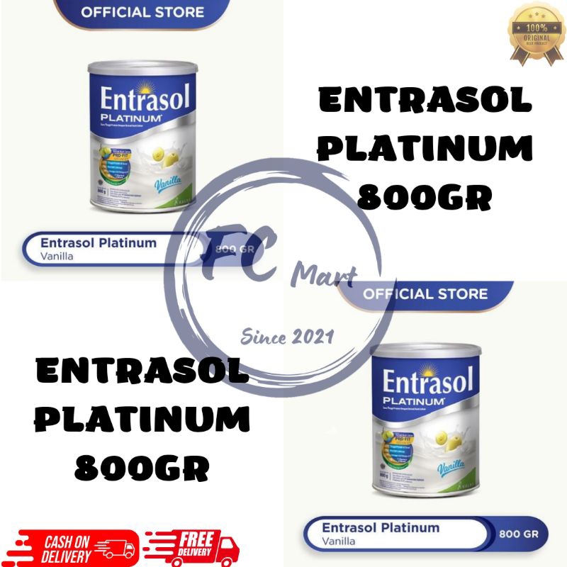 Entrasol Platinum Vanilla Bone Milk 800gr | Shopee Singapore