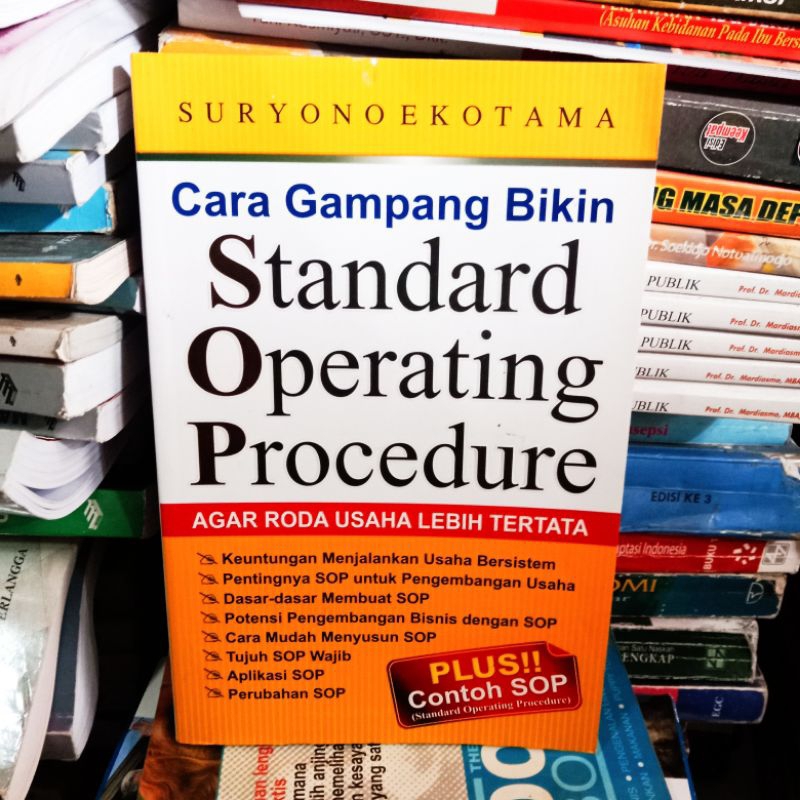 Book on Easy Ways to Make Standard Operating Procedure | Shopee Singapore