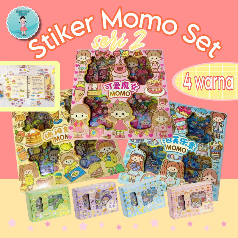 New Momo Box Stickers/Momo Stickers Series 2/Momo New Series Stickers ...