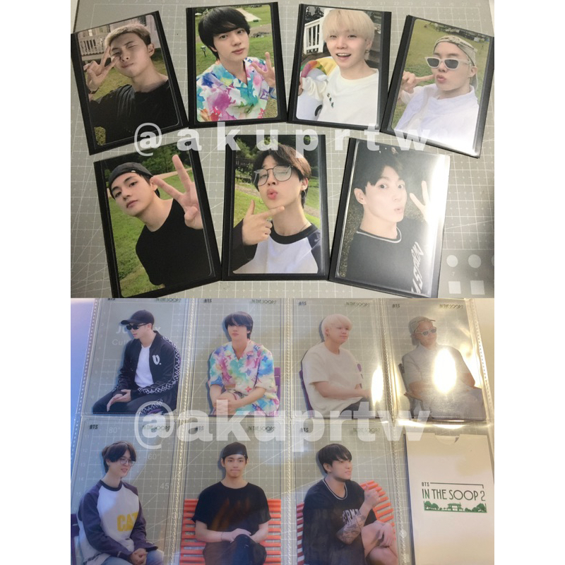 [BTS] Photocard Clear Photo Set In The Soop 2 Namjoon RM Seokjin Jin ...
