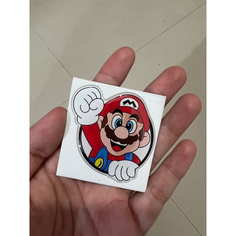 Embossed Super Mario stickers | Shopee Singapore