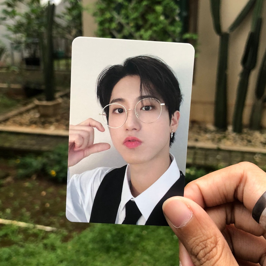 Han Nacific skz IN BLACK R16 Photocard PC OFFICIAL straykids skz Stray ...