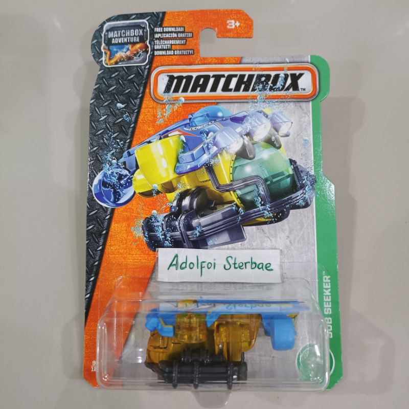 Matchbox sub seeker adventure submarine box mbx road trip box | Shopee ...
