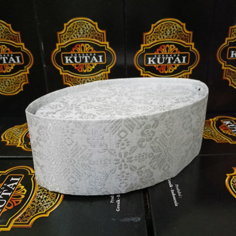 PUTIH Latest standard white songkok songket Peci | Shopee Singapore