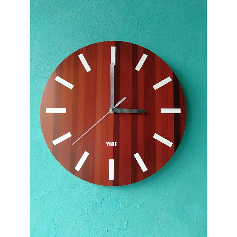 KAYU Aesthetic Classic Wooden Wall Clock 40cm | Shopee Singapore