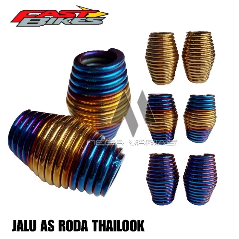 MOTORCYCLE FRONT AXLE COVER THAILOOK FRONT AXLE STRAIGHT THREAD OR ...