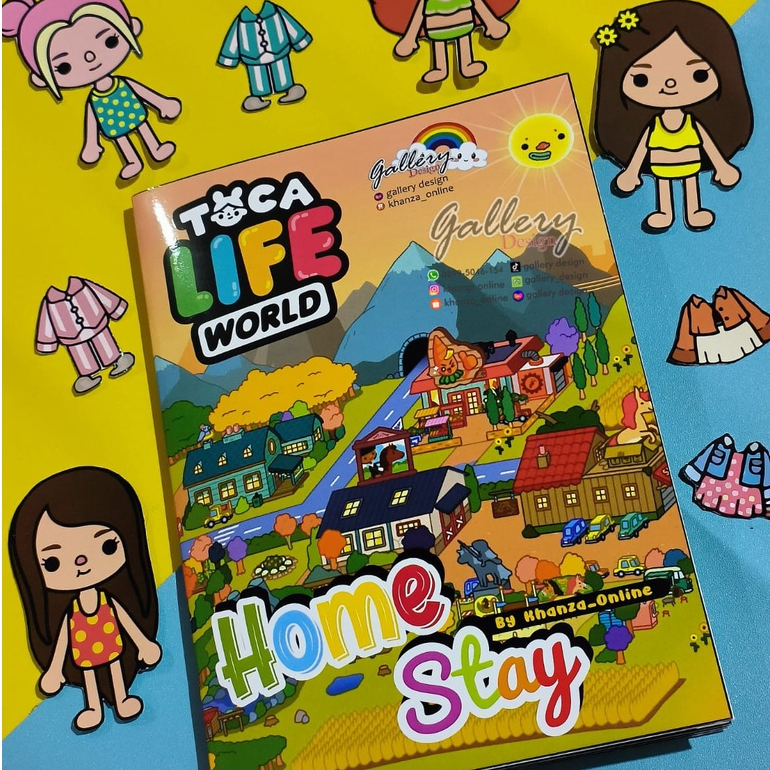 Paper Book Series TOCA BOCA Educational Book Quite Book viral | Shopee ...