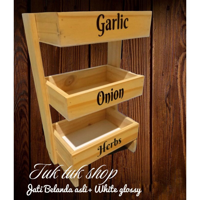Onion Rack/GARLIC ONION Rack/Spice Holder | Shopee Singapore